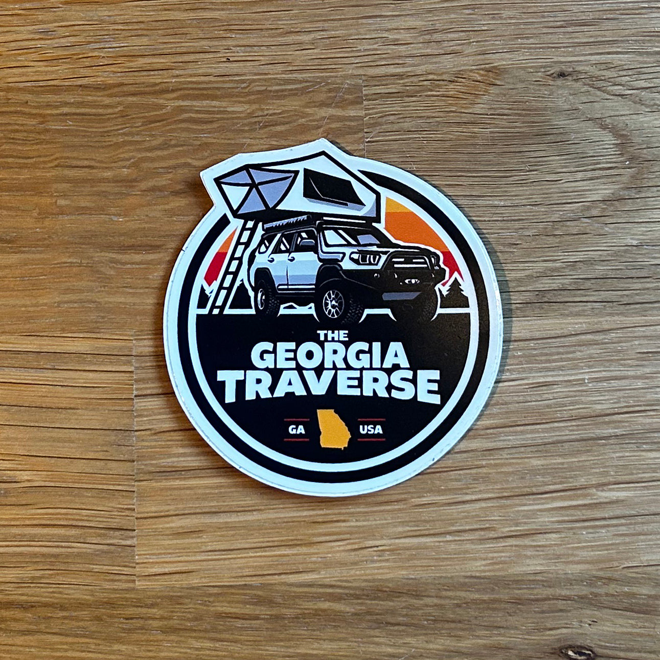 The Georgia Traverse STICKER – Sunshine State Adventure Co.