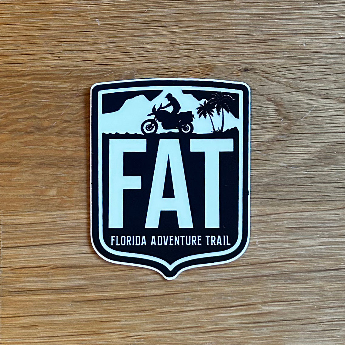 F.A.T ADV Rider STICKER – Sunshine State Adventure Co.